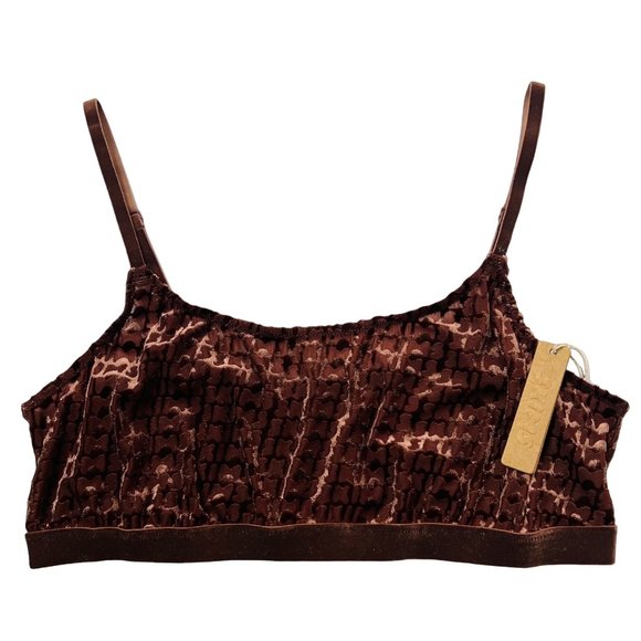 SKIMS | Intimates & Sleepwear | Skims Velvet Logo Scoop Bralette ...